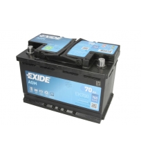 Akumuliatorius EXIDE AGM EK700 12V 70Ah/760A START&STOP AGM